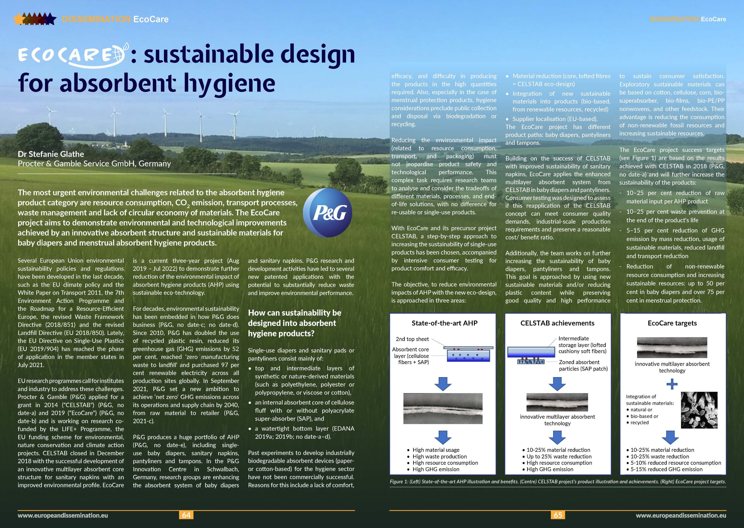 EcoCare: sustainable design for absorbent hygiene » EDMA