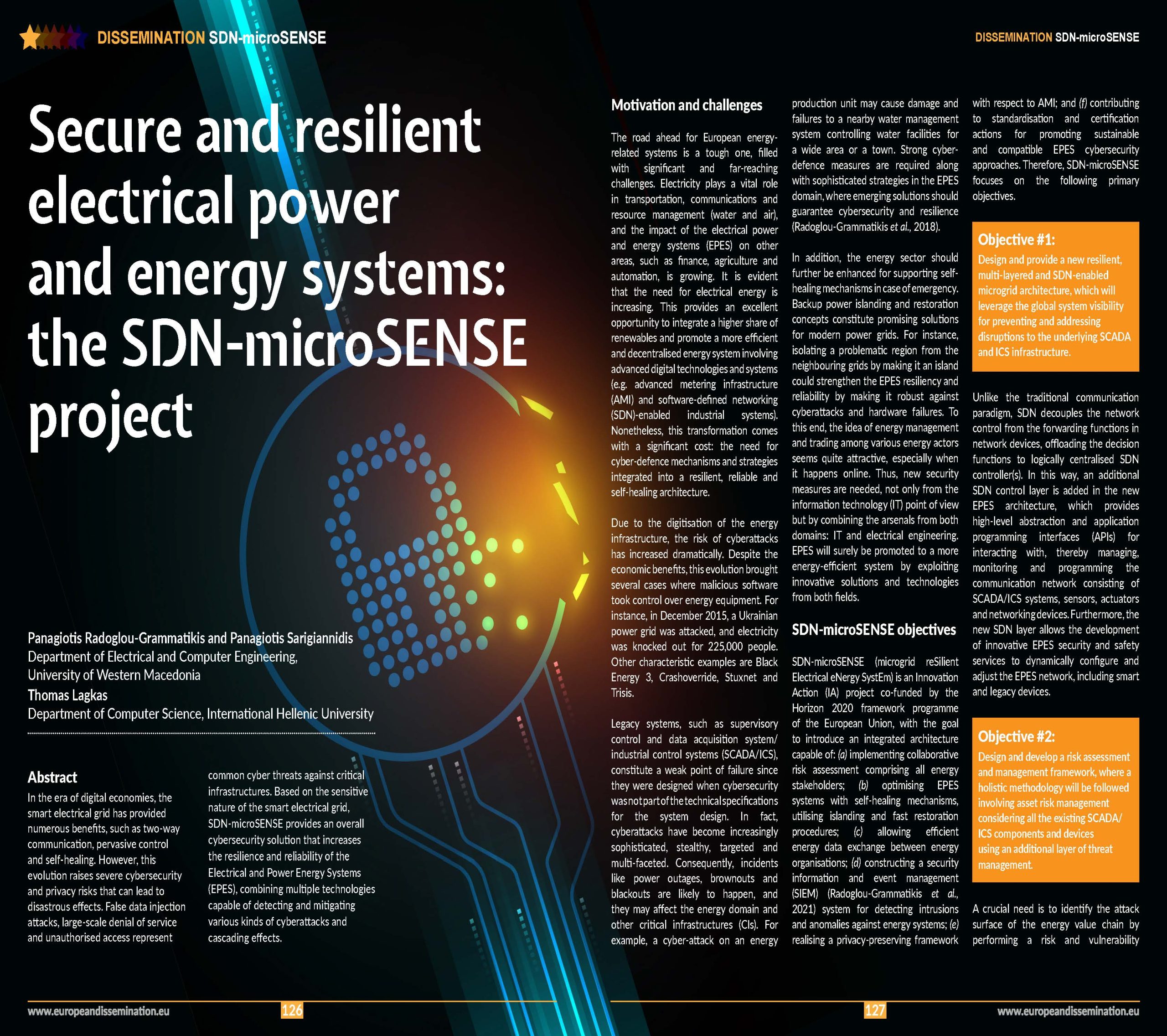 Secure and resilient electrical power and energy systems: the SDN ...