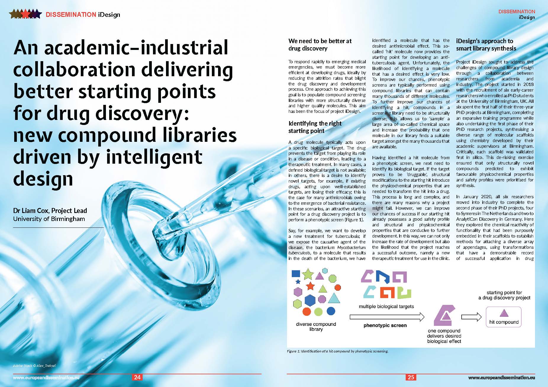 An academic–industrial collaboration delivering better starting points ...