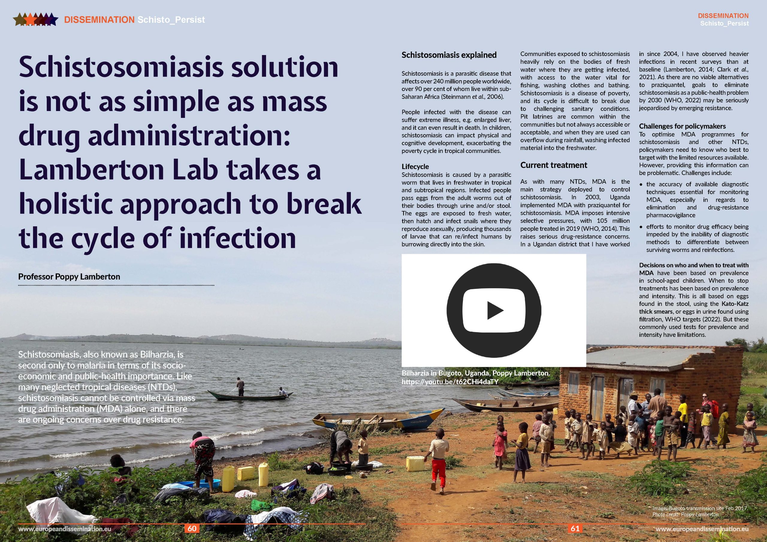 Schistosomiasis solution is not as simple as mass drug administration ...