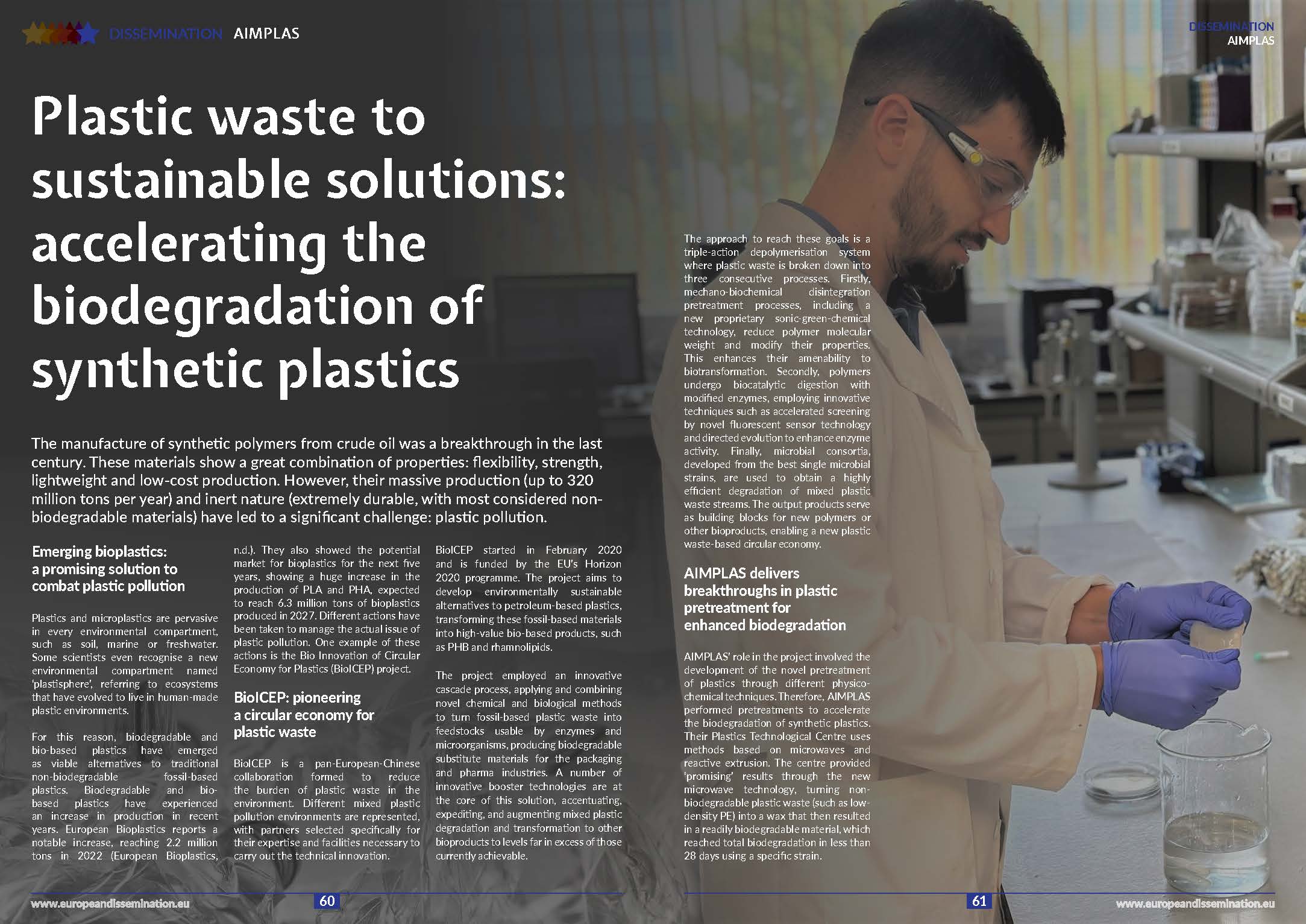 Plastic waste to sustainable solutions: accelerating the biodegradation ...