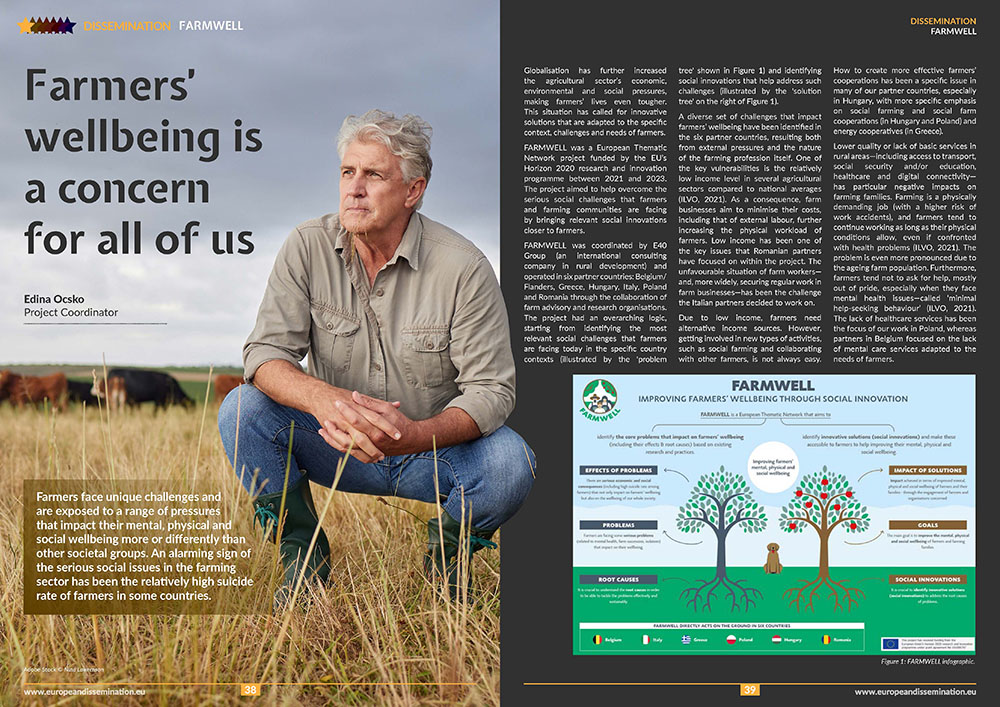 Farmers’ wellbeing is a concern for all of us » EDMA