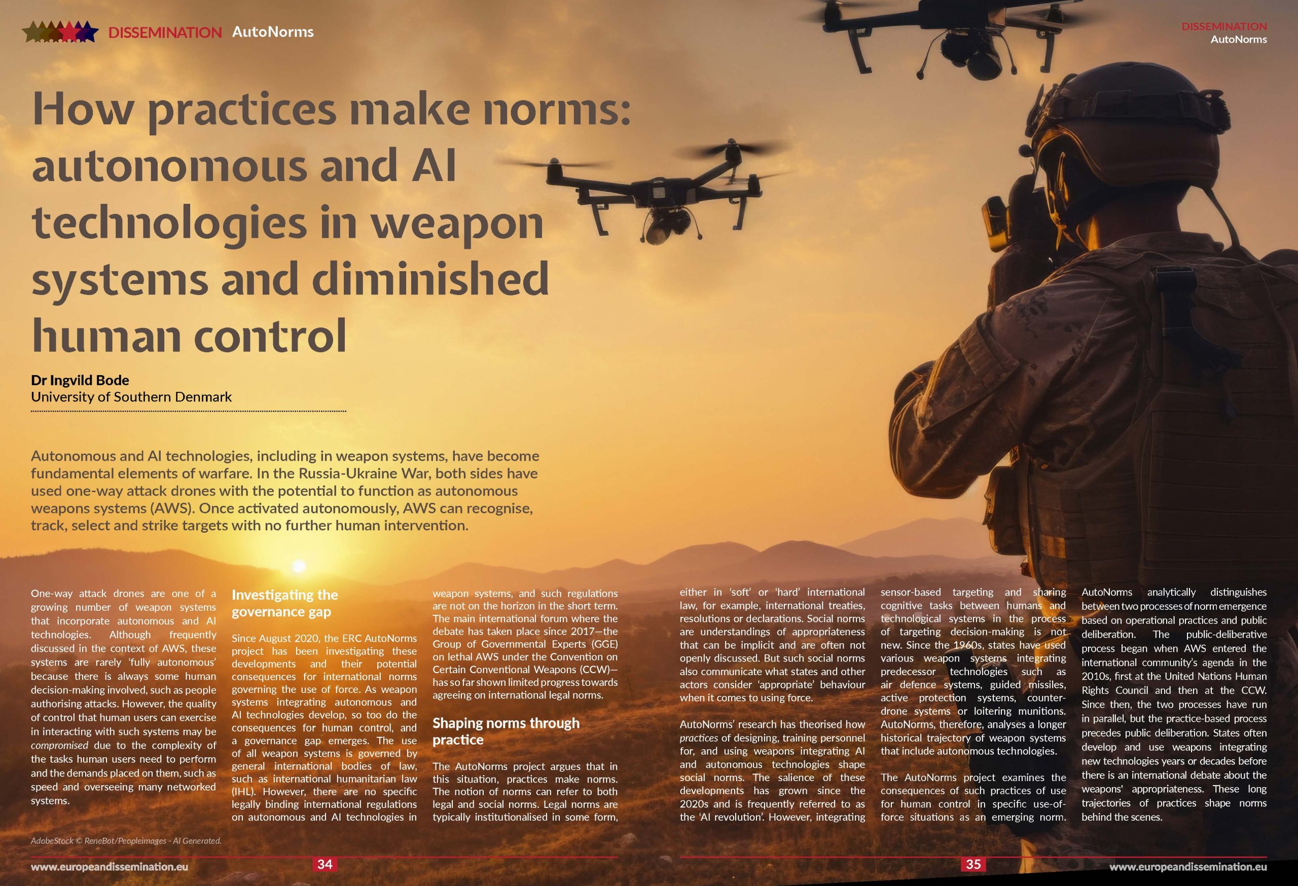 How practices make norms: autonomous and AI technologies in weapon ...