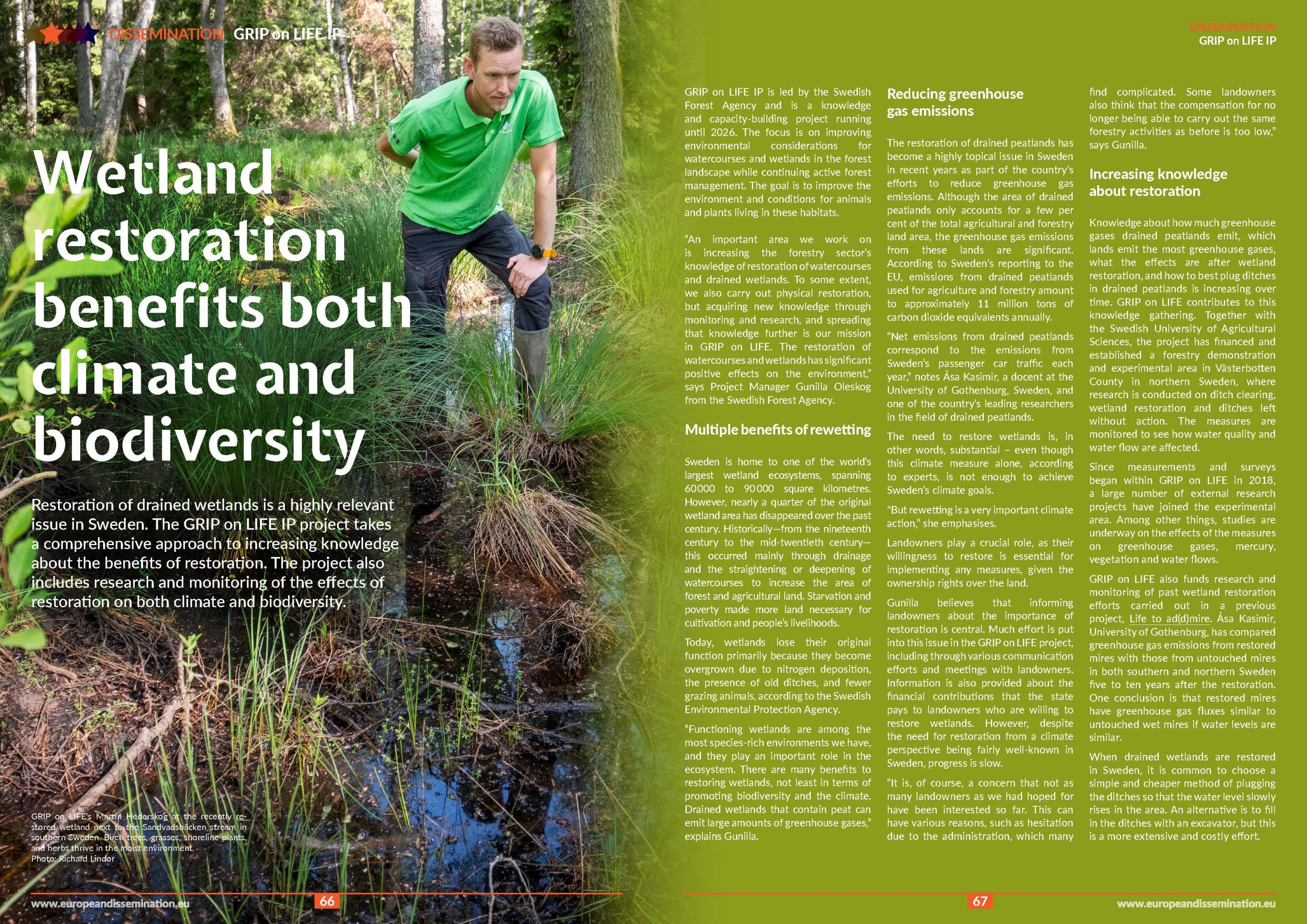 Wetland Restoration benefits both climate and biodiversity » EDMA