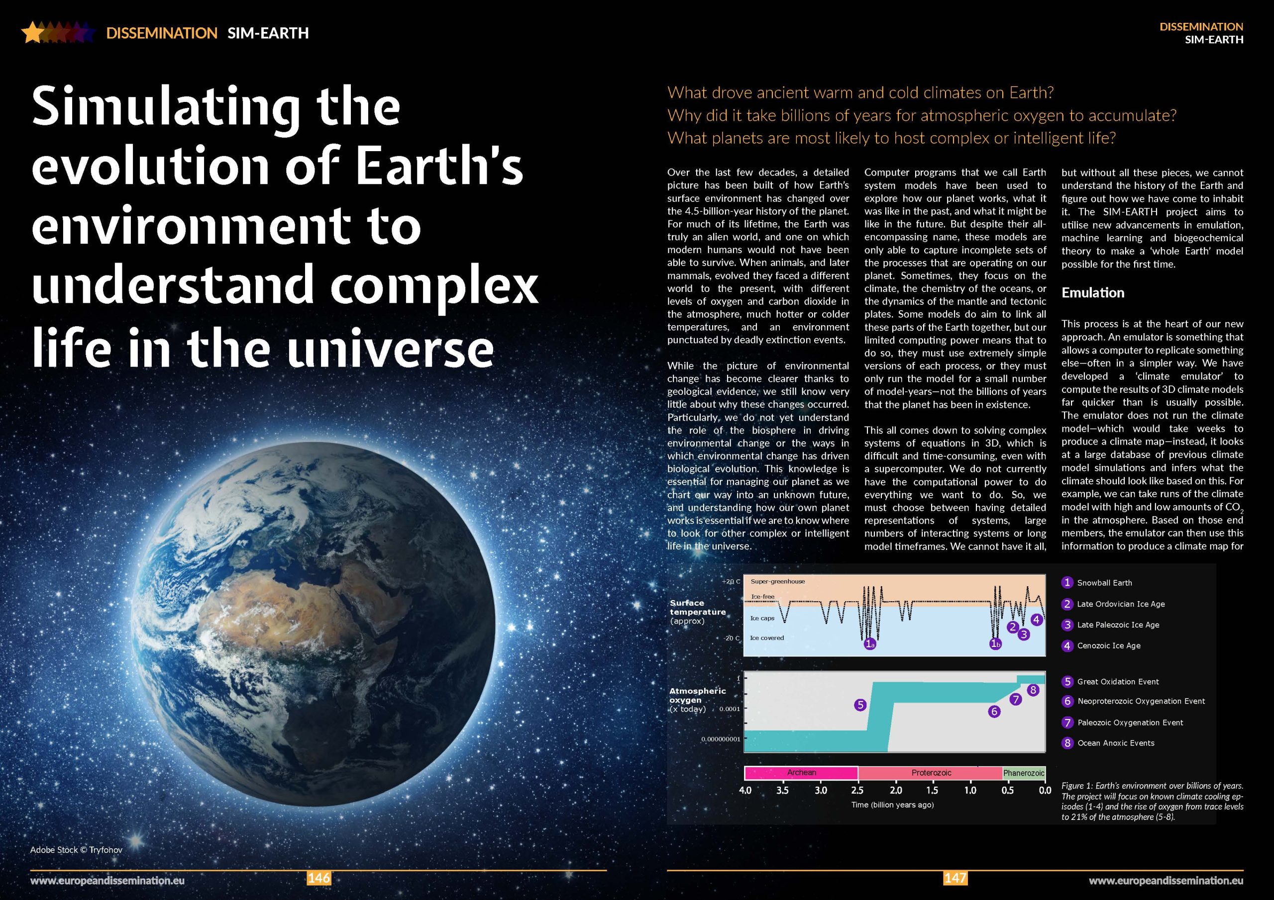 Simulating the evolution of Earth’s environment to understand complex life in the universe » EDMA