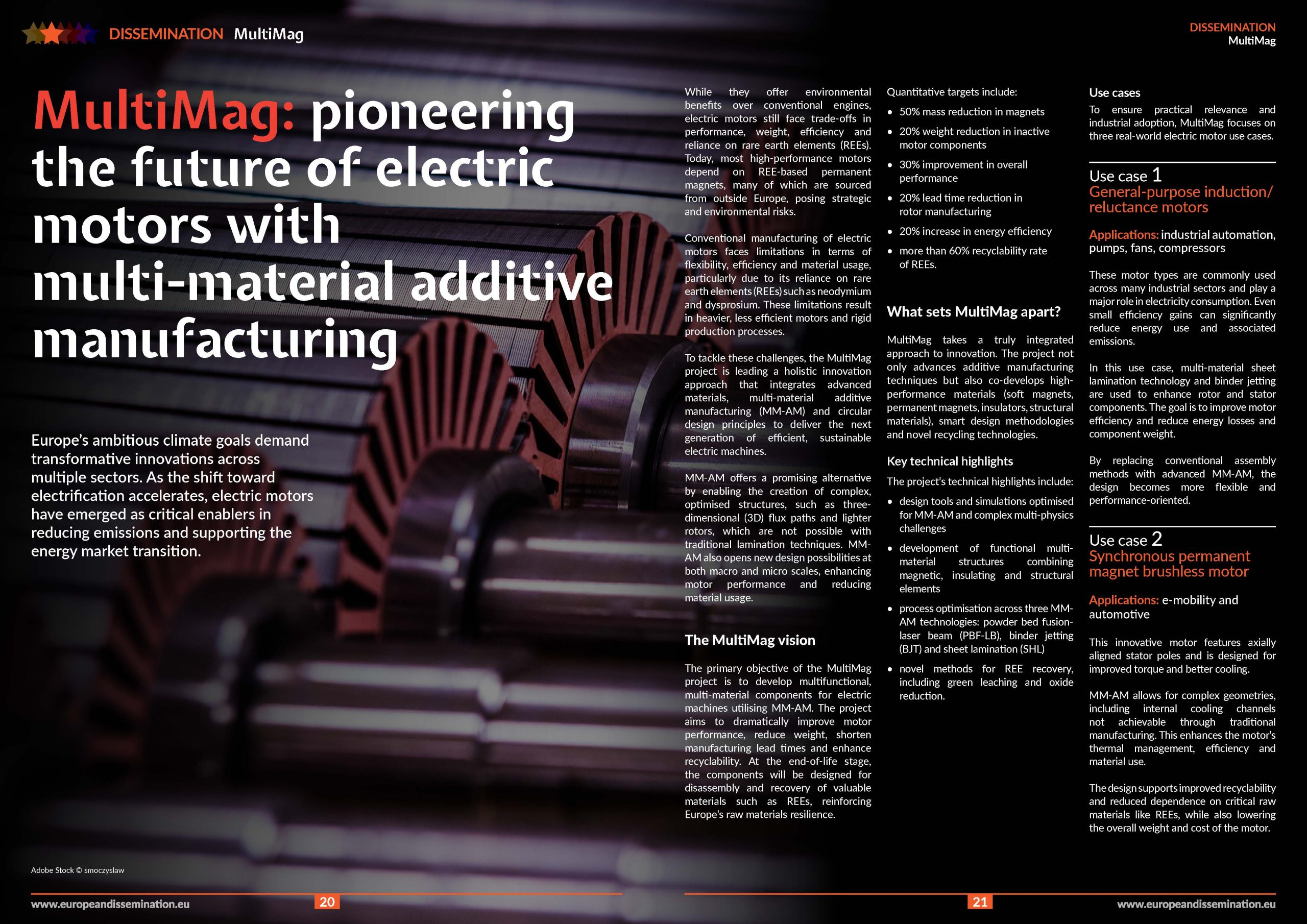 MultiMag: pioneering the future of electric motors with multi-material ...