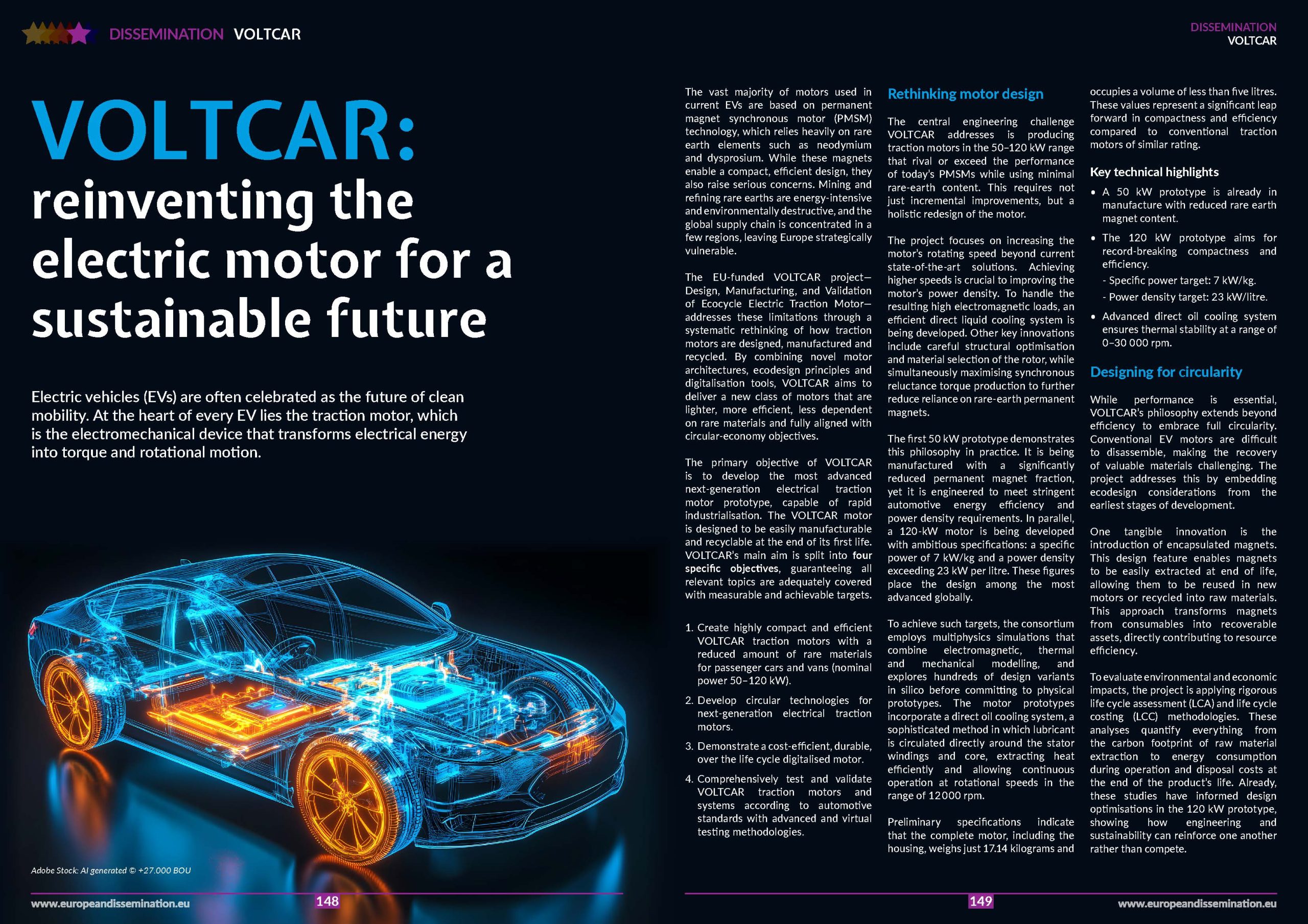 VOLTCAR: reinventing the electric motor for a sustainable future » EDMA